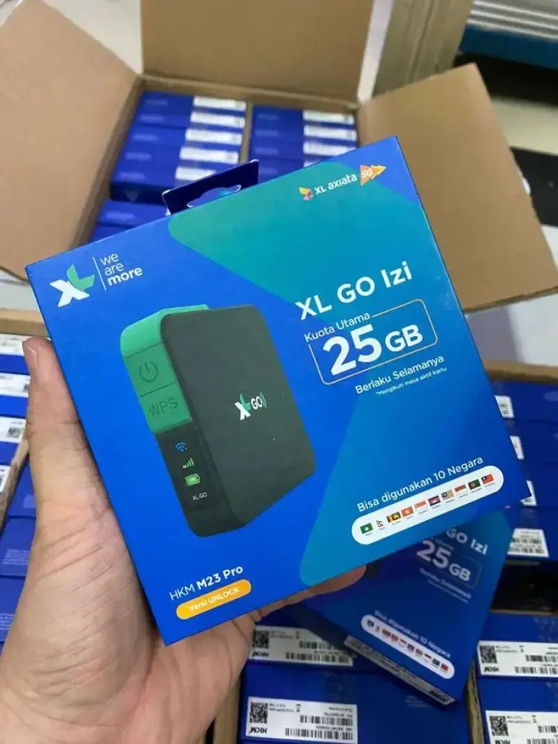 Jual Hkm M23 Pro Mifi N3 Modem Wifi 4g Lte Free Kuota Xl Go Izi ...