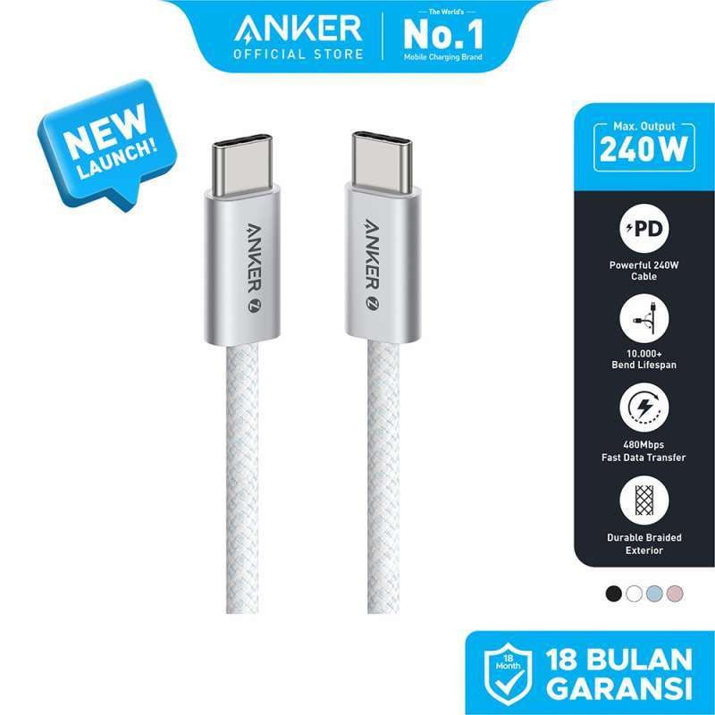 Promo Anker Zolo USB C To USB C Cable, Braided And Dirt-free Type C ...