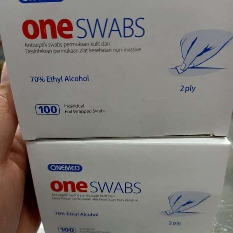 Promo Tissue Alkohol Alcohol Onemed One Swab Kapas Alkohol Oneswab ...