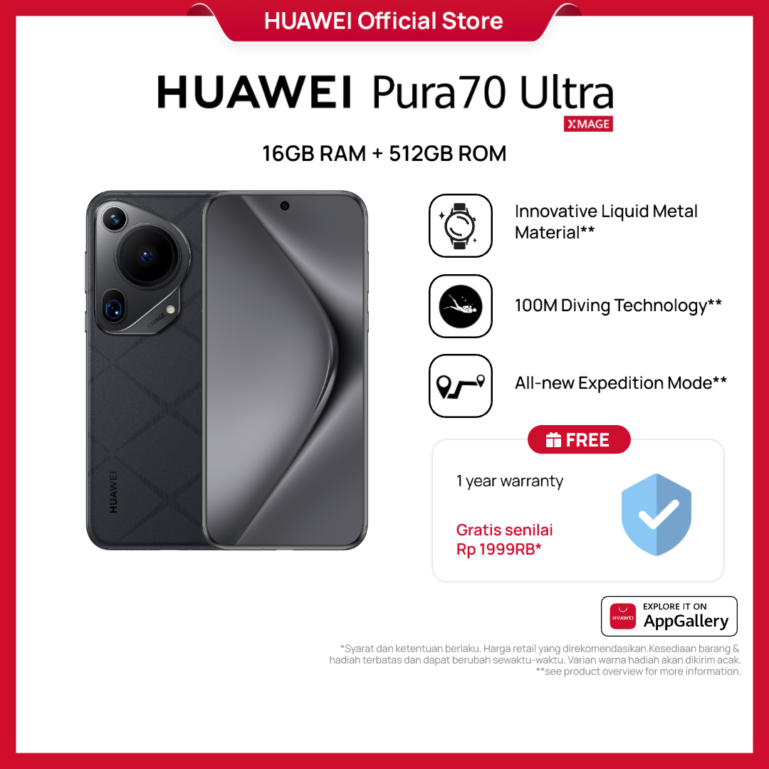 Tukar Tambah Smartphone Lama Anda dengan HUAWEI Pura 70 Ultra