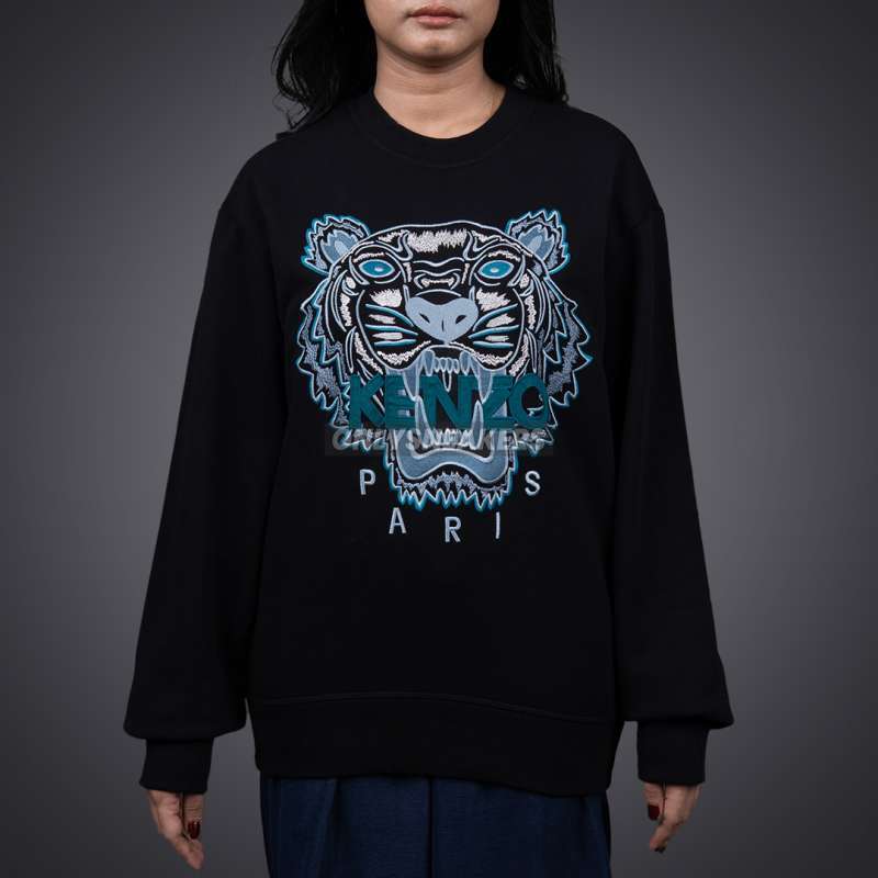 kenzo blue tiger sweatshirt