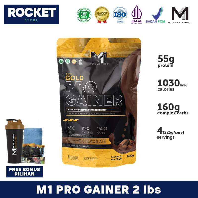 Jual Muscle First Gold Pro Gainer Muscle First Coklat Gym & Fitnes ...