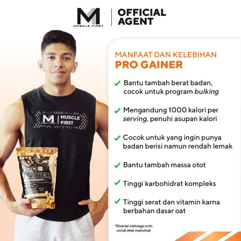 Jual Muscle First Gold Pro Gainer Muscle First Coklat Gym & Fitnes ...