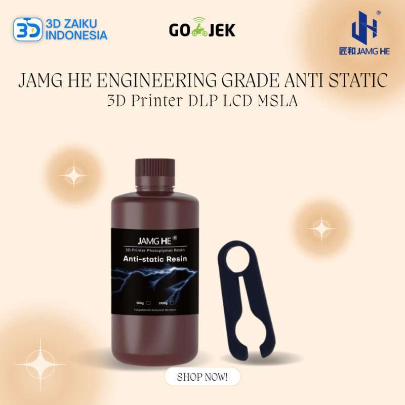 Jual Jamg He Engineering Grade Anti Static Resin 1 Kg 3d Printer Dlp ...