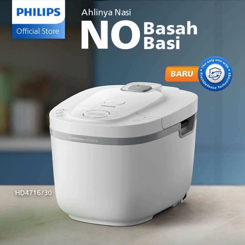 Promo Philips Rice Cooker 1.8 L - 3000 Digial Series Hd4716/30 - Putih ...