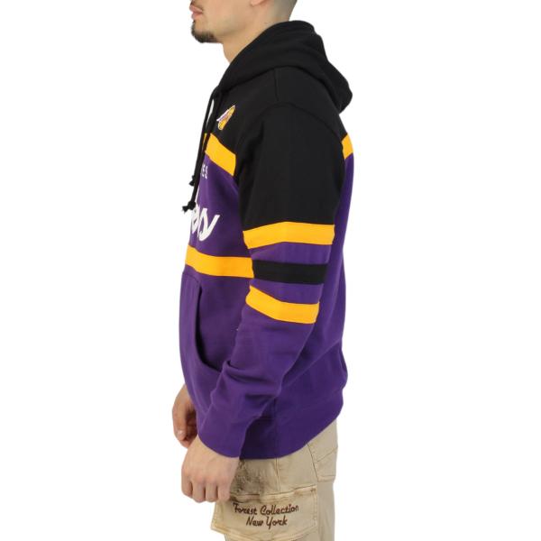 Promo Mitchell & Ness Unisex Basketball Los Angeles Lakers Coach Hoodie ...