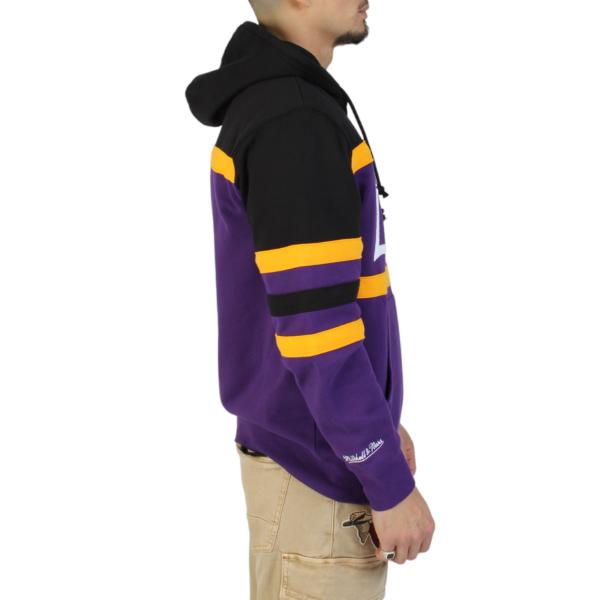 Promo Mitchell & Ness Unisex Basketball Los Angeles Lakers Coach Hoodie ...