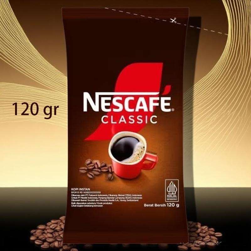 Promo Nestle Nescafe Classic 120 Gr Nestle Classic 60 Gr Nescafe Kopi ...