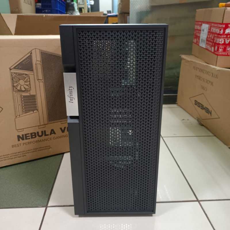Jual Casing Pc Infinity Nebula V6 Tempered Glass Atx Black Di Seller ...