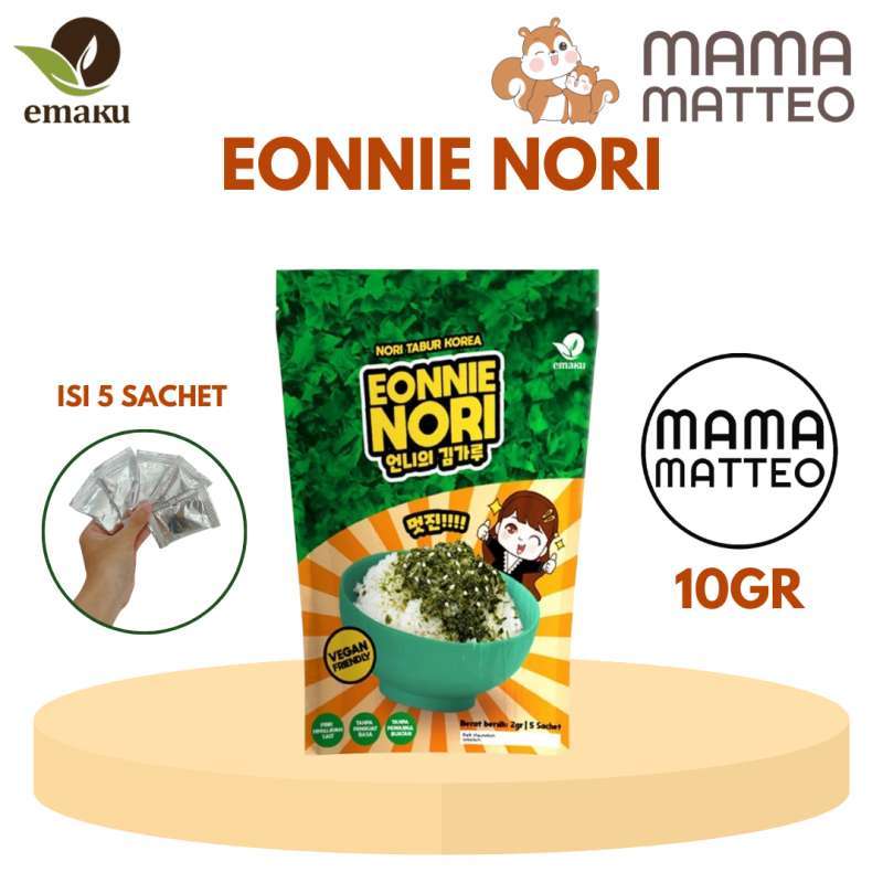 Jual Emaku Eonnie Nori 10gr / Rumput Laut Nori Tabur Bubuk Korea ...