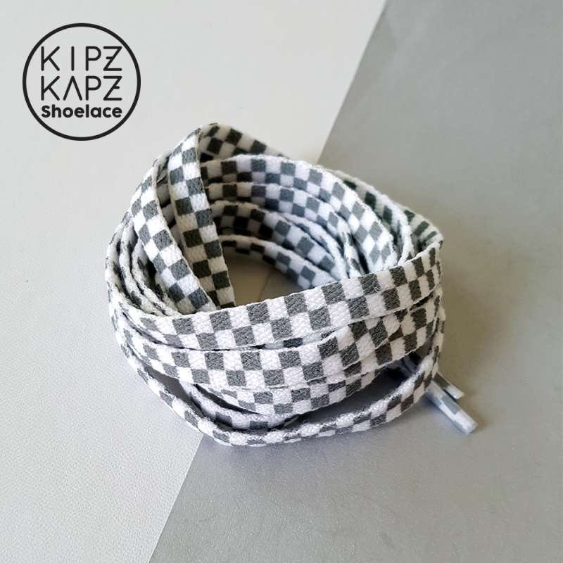 Jual Kipzkapz Xs33 Checker Tali Sepatu Pipih / Flat Shoelace Di Seller ...