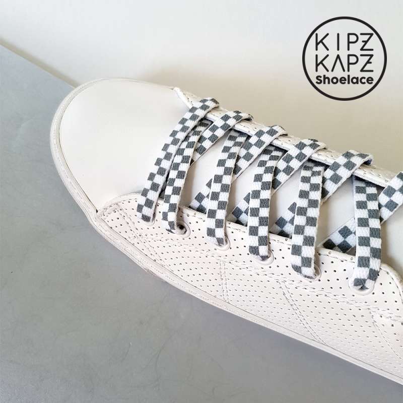 Jual Kipzkapz Xs33 Checker Tali Sepatu Pipih / Flat Shoelace Di Seller ...