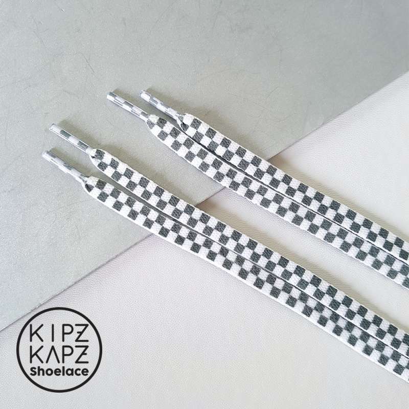 Jual Kipzkapz Xs33 Checker Tali Sepatu Pipih / Flat Shoelace Di Seller ...