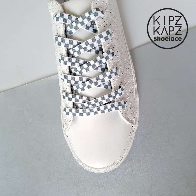 Jual Kipzkapz Xs33 Checker Tali Sepatu Pipih / Flat Shoelace Di Seller ...