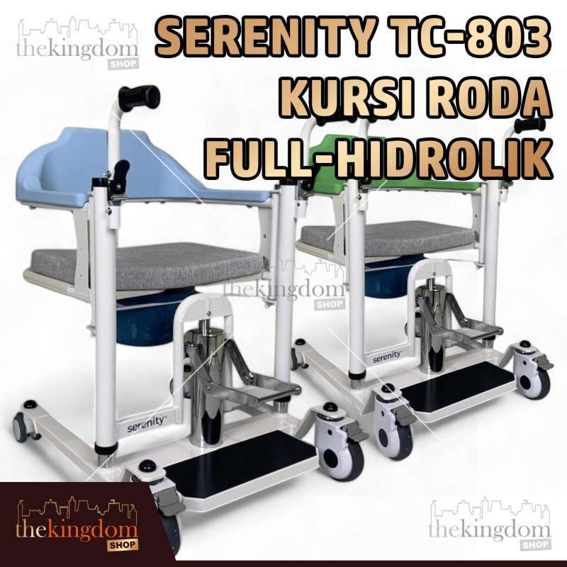Jual Serenity Tc-803 Kursi Roda Transfer Full-hidrolik Tc803 Hydraulic Lift Wheelchair Wheel ...