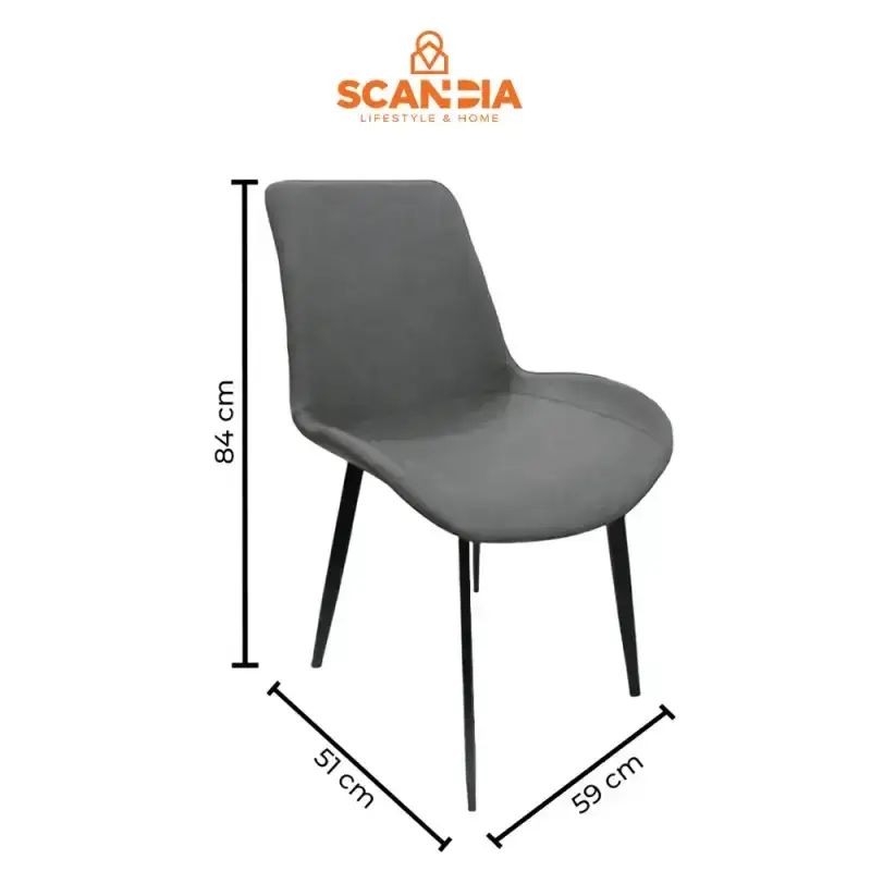 Promo Scandia Set Meja Makan Dining Table Steinar And Dining Chair ...