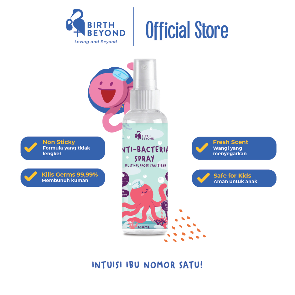 Jual BIRTH BEYOND Antibacterial Spray Sanitizer 100ml di Seller Jelova ...