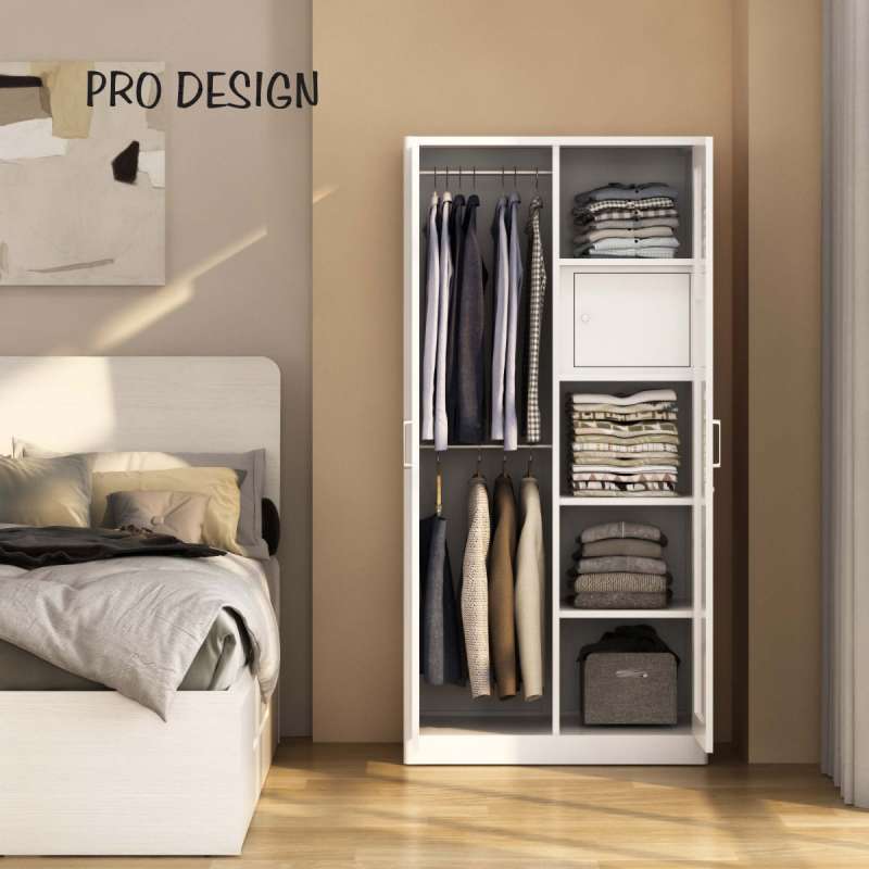 Promo Pro Design Spiegel Mwd Lemari Pakaian Besi Diskon 42% Di Seller ...
