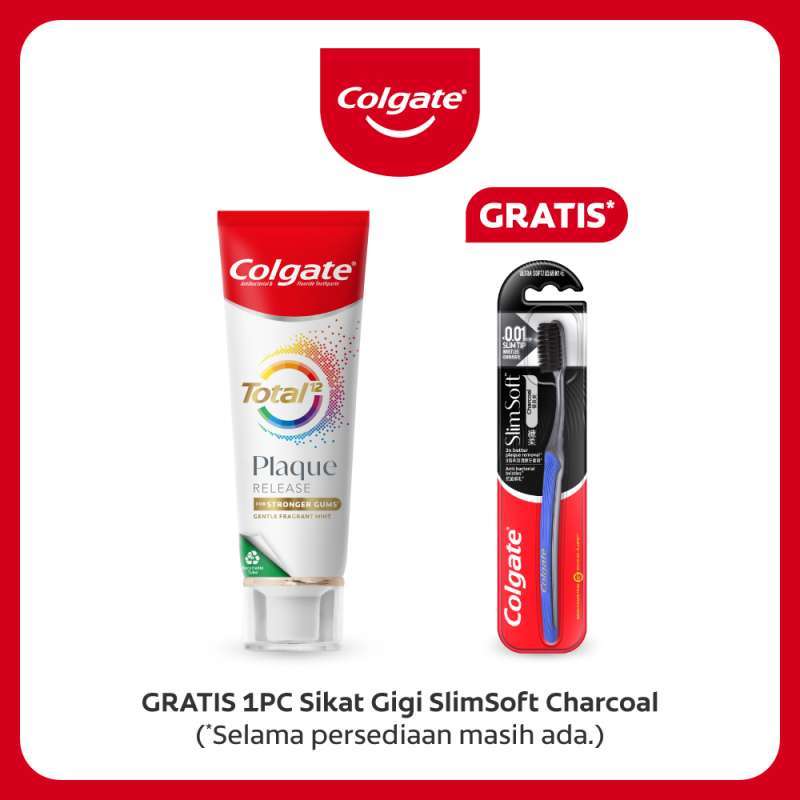Jual Colgate Total Plaque Release - Fragrant Mint [95 G] Free Colgate ...