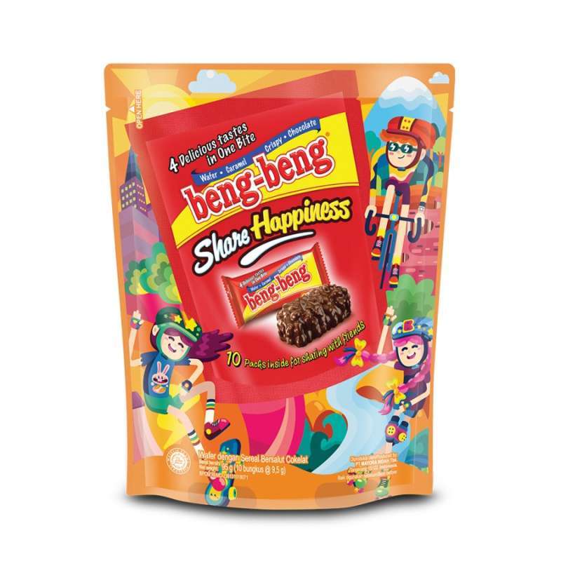 Jual Beng Beng Share It Pouch [80 Gram/isi 10 Pcs] Di Seller Mayora ...