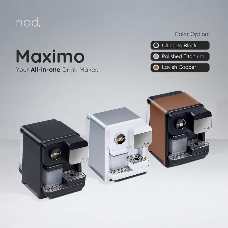 Promo Nod. - Maximo - Smart Capsule Machine - Your All-in-one Drink ...