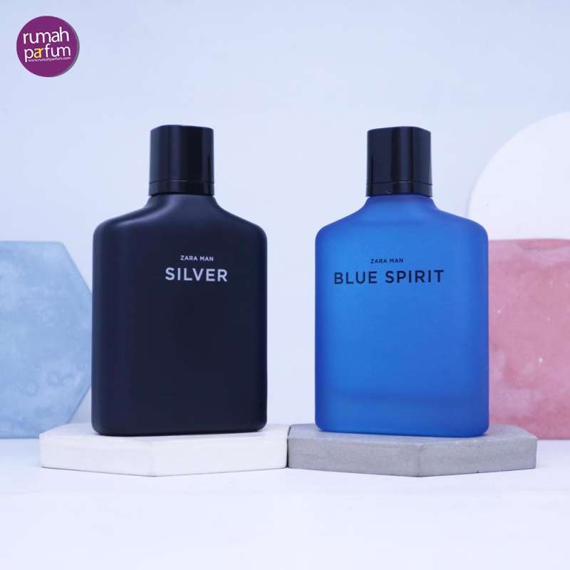 Promo Zara Man Silver & Man Blue Spirit Paket Parfum Pria Diskon 13% Di ...