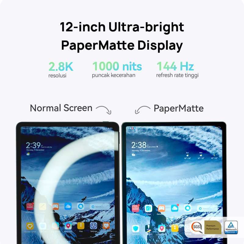 Promo HUAWEI Matepad 12 X Tablet | Pc-level Wps Office | Papermatte ...