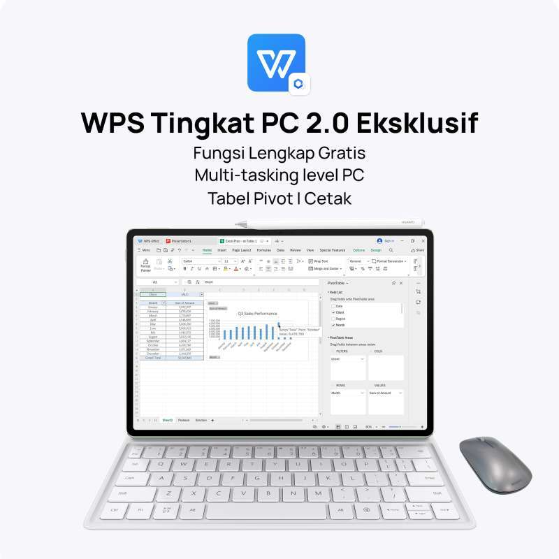 Promo HUAWEI Matepad 12 X Tablet | Pc-level Wps Office | Papermatte ...