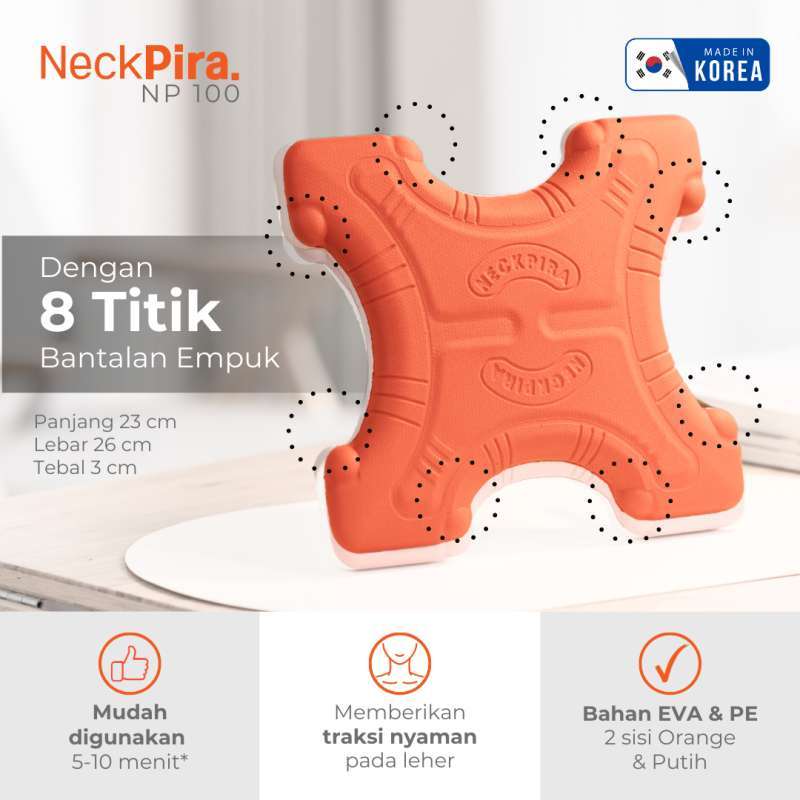 Promo Neckpira Np100 (bantal Terapi Traksi Leher) Diskon 40% Di Seller ...