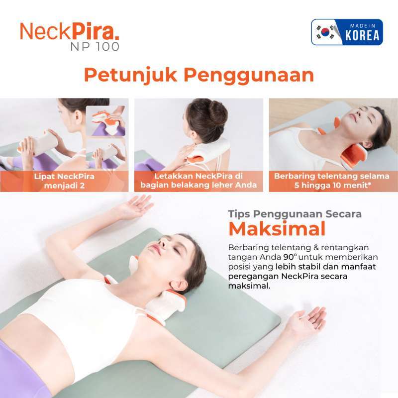 Promo Neckpira Np100 (bantal Terapi Traksi Leher) Diskon 40% Di Seller ...