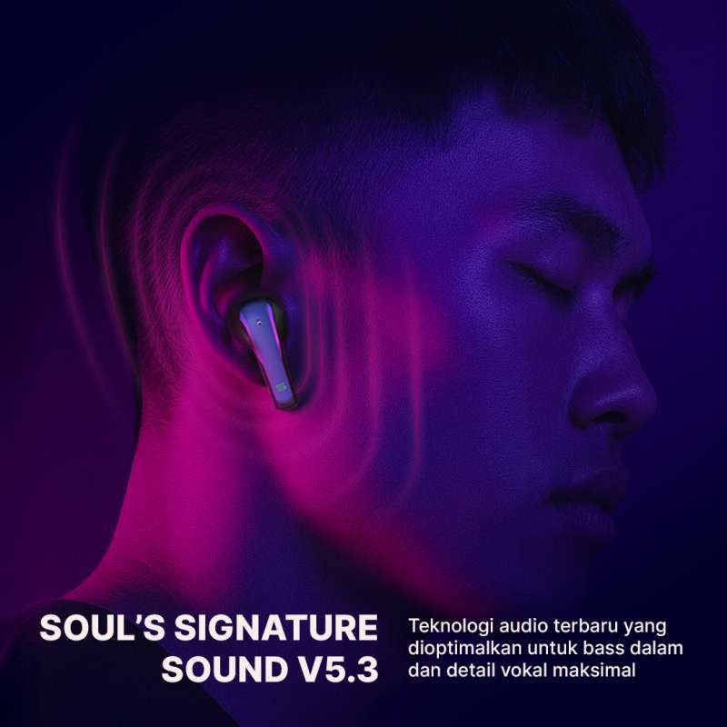 Promo Soul S Play 2 Tws Gaming Dual Mode Bluetooth & 2.4ghz Dongle Low ...