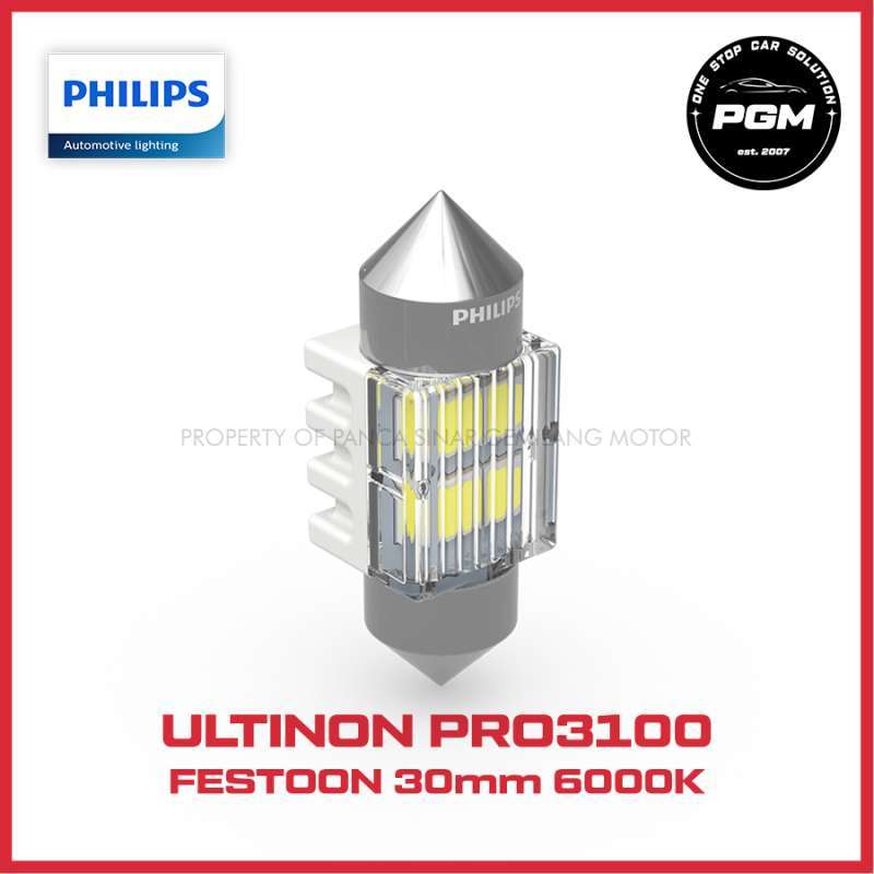 Jual Lampu Kabin Philips Ultinon Pro3100 Led Festoon 30mm C5w 6000k ...