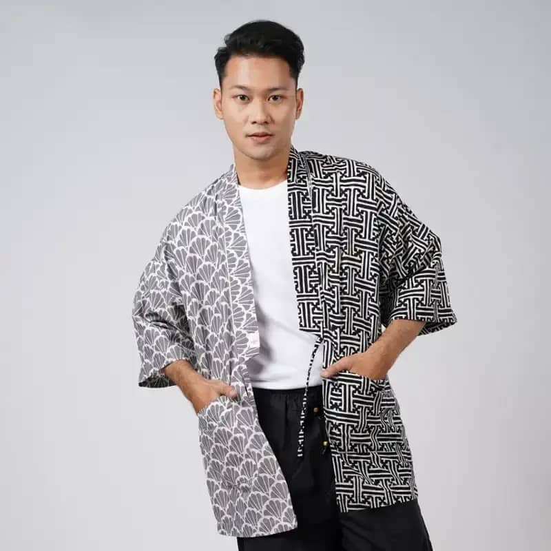 Jual Batik Enom - Kimono Outer Batik Modern Pria Oka Series Di Seller ...