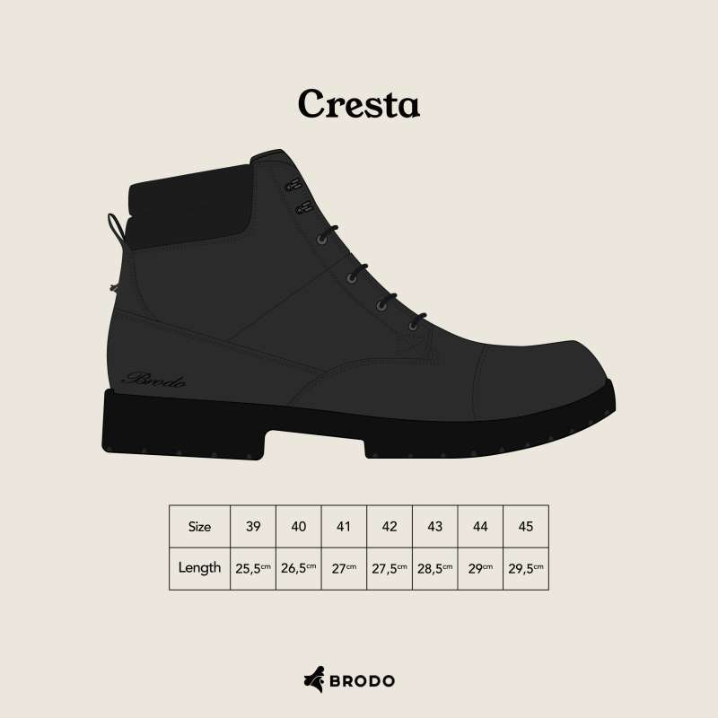 Promo Brodo - Sepatu Cresta Boots Dark Choco Diskon 20% Di Seller Brodo ...