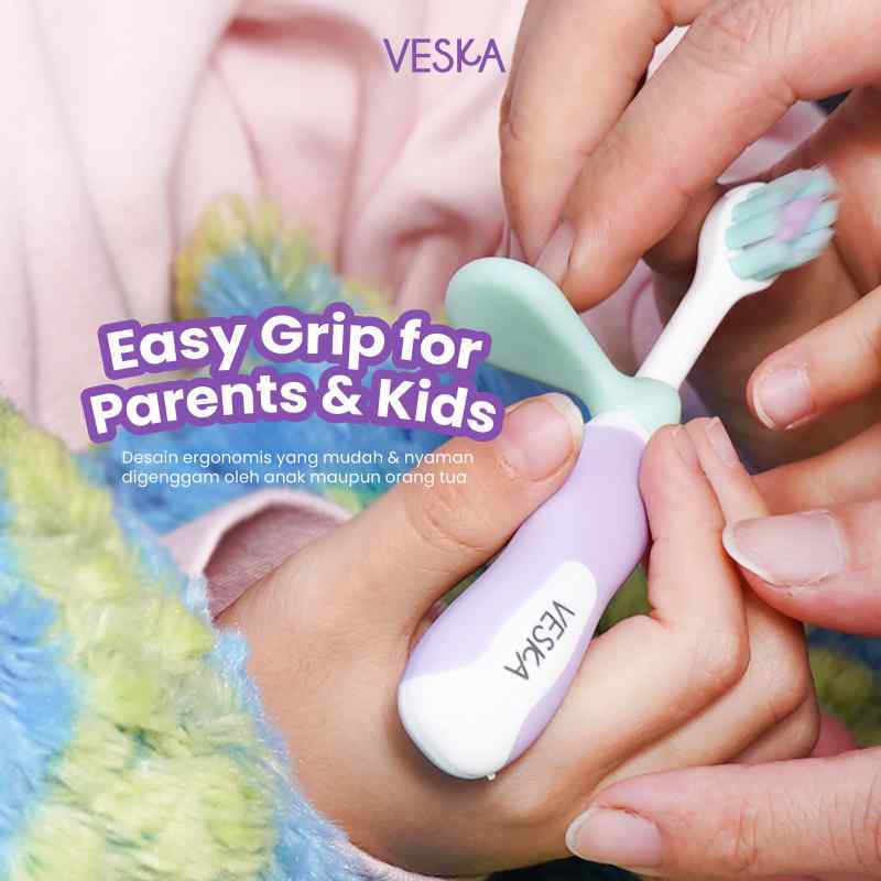 Promo Veska Cloud Kids Step 2 (3-5 Years) - Sikat Gigi Lembut Anak ...