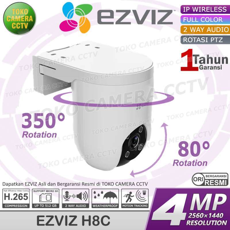 Jual Ezviz H8c 4mp Kamera Cctv Wifi Camera Rotasi Ptz 2 Way Audio ...