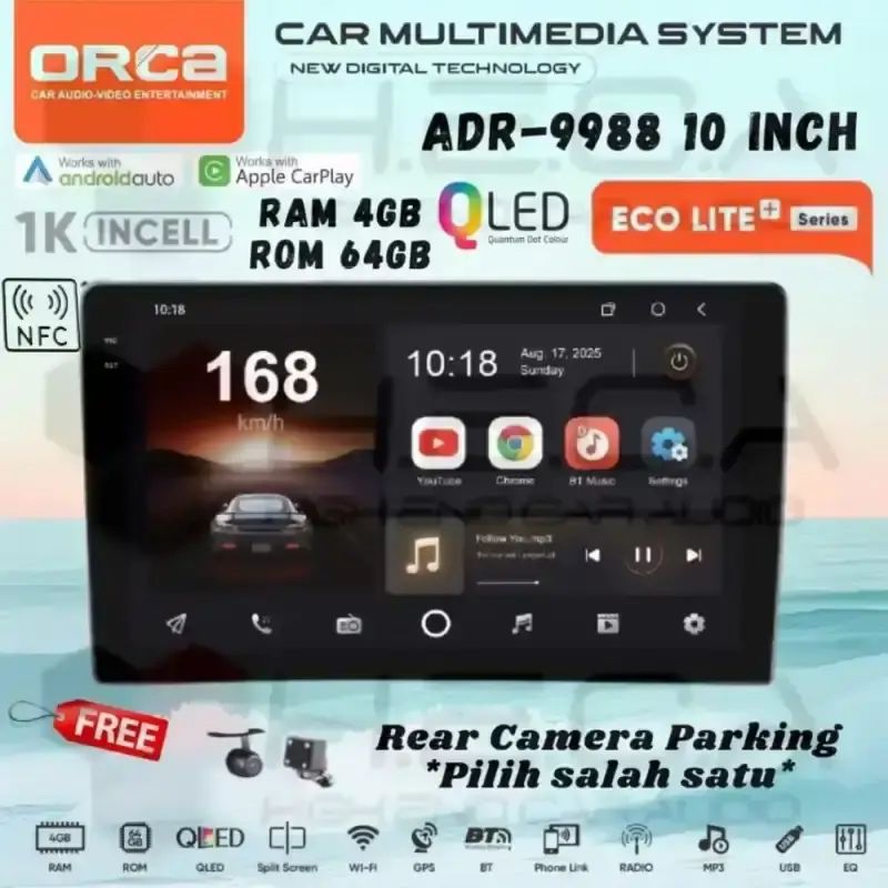 Jual Orca Eco Lite+ Nfc Series 4/64 GB 10 Inch Android Lite Plus Adr ...