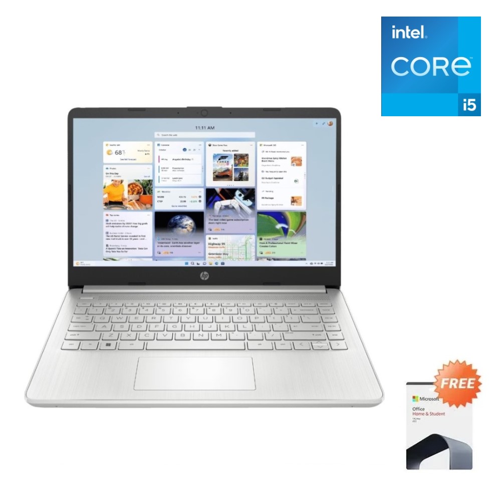 Promo Hp 14s-dq5227tu Laptop - Silver [i5-1235u/intel Xe/2x4gb Ddr4 ...
