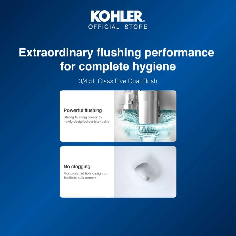 Promo Kohler Span Kloset Duduk / Toilet 2pc Class Five Soft Close Seat ...