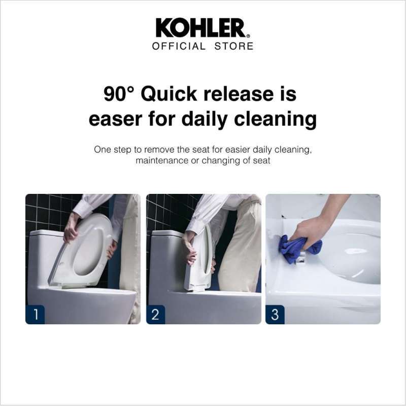 Promo Kohler Span Kloset Duduk / Toilet 2pc Class Five Soft Close Seat ...