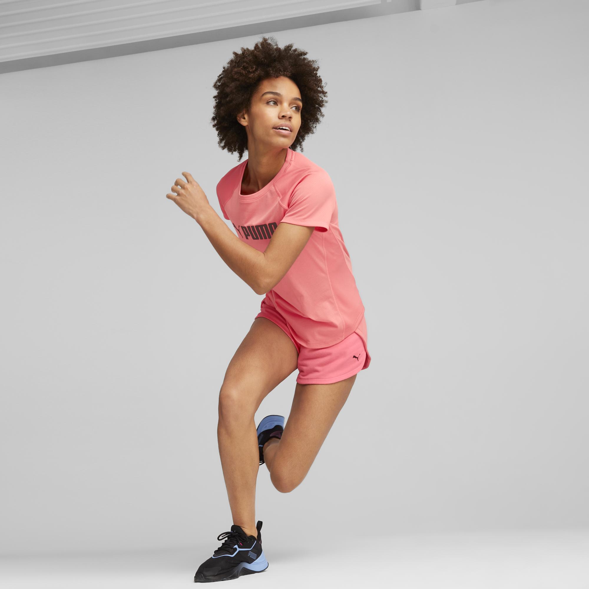 Promo Puma Women Fitness Puma Fit Logo Tee Pakaian Olahraga Wanita ...