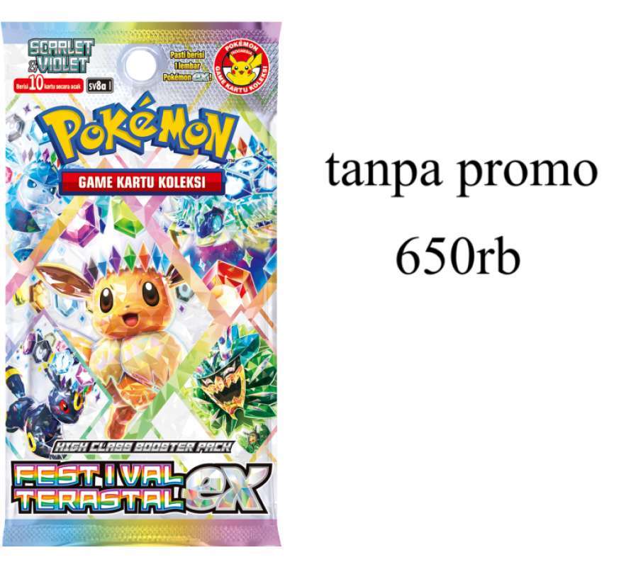Jual Pokemon Festival Terastal Ex Booster Box Tcg Indonesia Sv8a Di Seller Monopolis Board Game ...