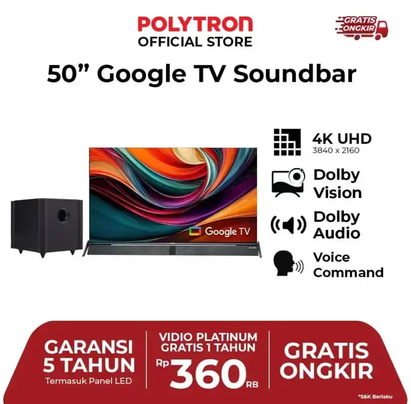 Smart Tv 50 Inch - Harga Terbaru Mei 2026