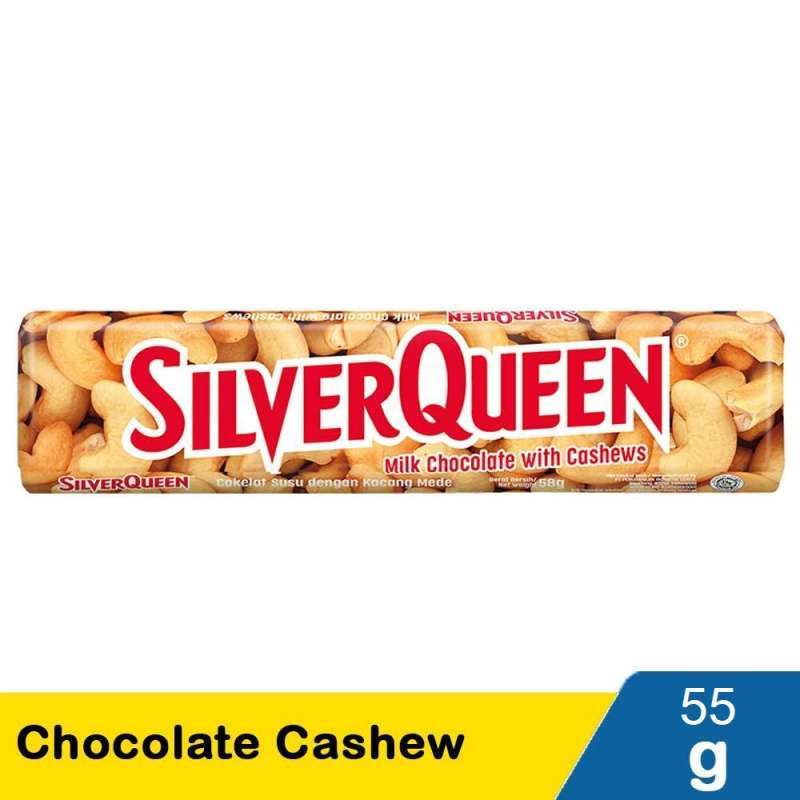 Promo Silverqueen Cashew 55gr Delfi Silver Queen Kacang Mede ...