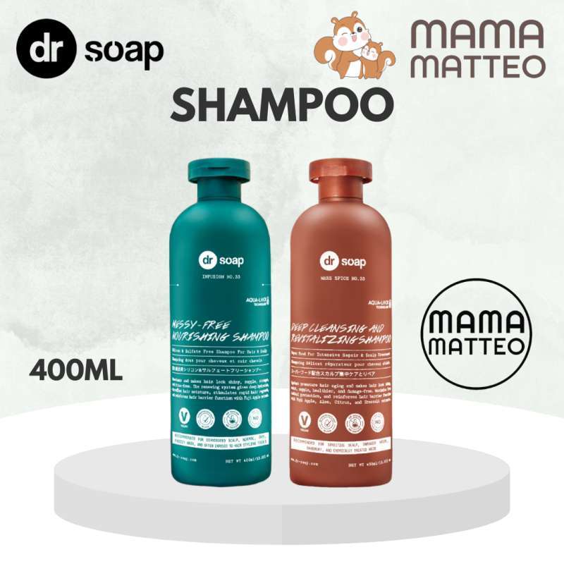 Promo Dr Soap Shampoo 400ml / Messy Free Nourishing / Deep Cleansing ...