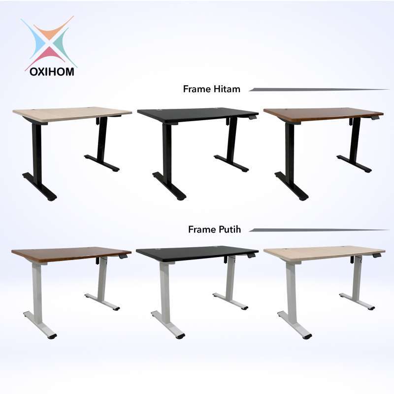 Promo Oxihom T1 [ Full Set ] Meja Gaming Meja Computer Naik Turun ...