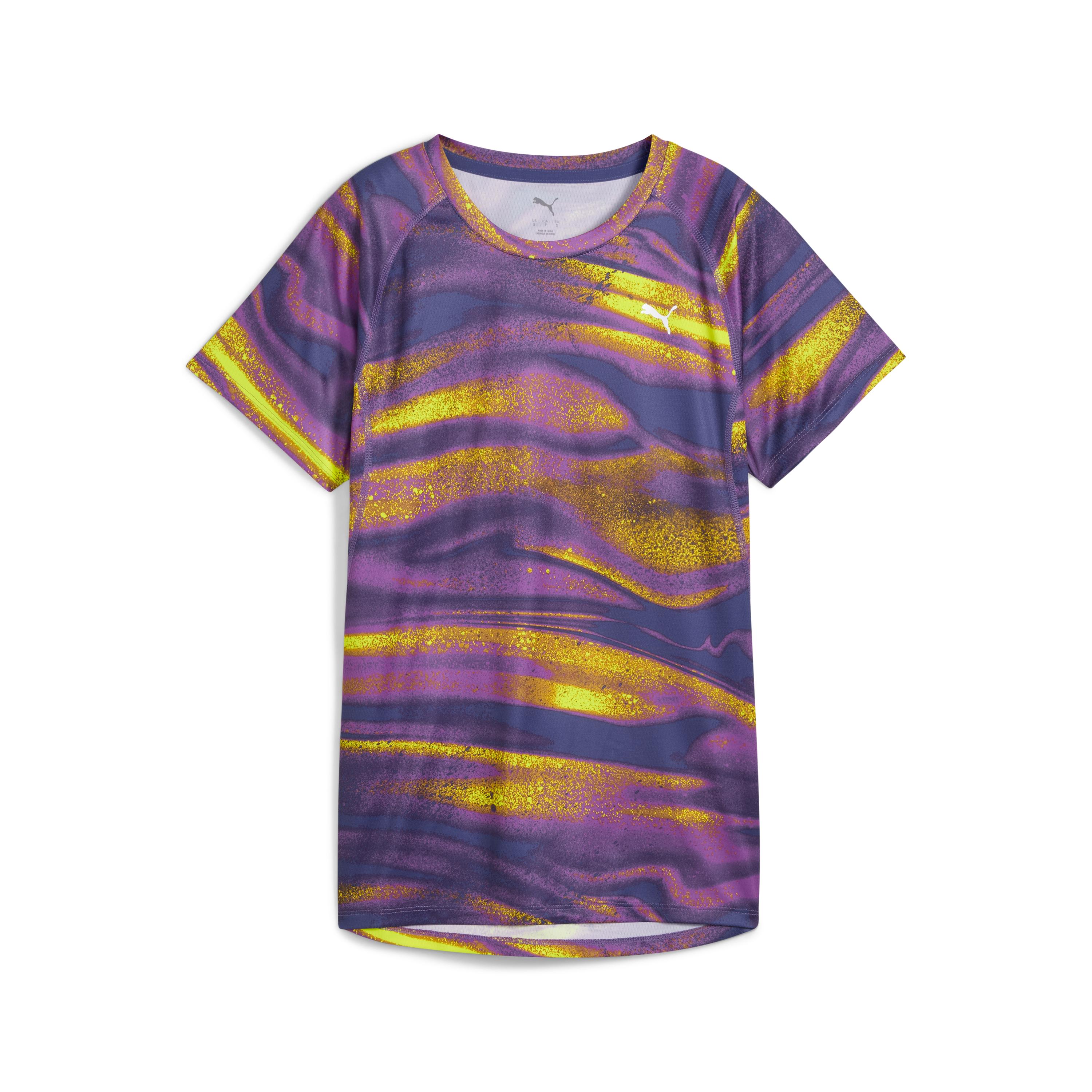 Promo Puma Women Running W Run Velocity Aop Tee Kaos Lari Wanita ...