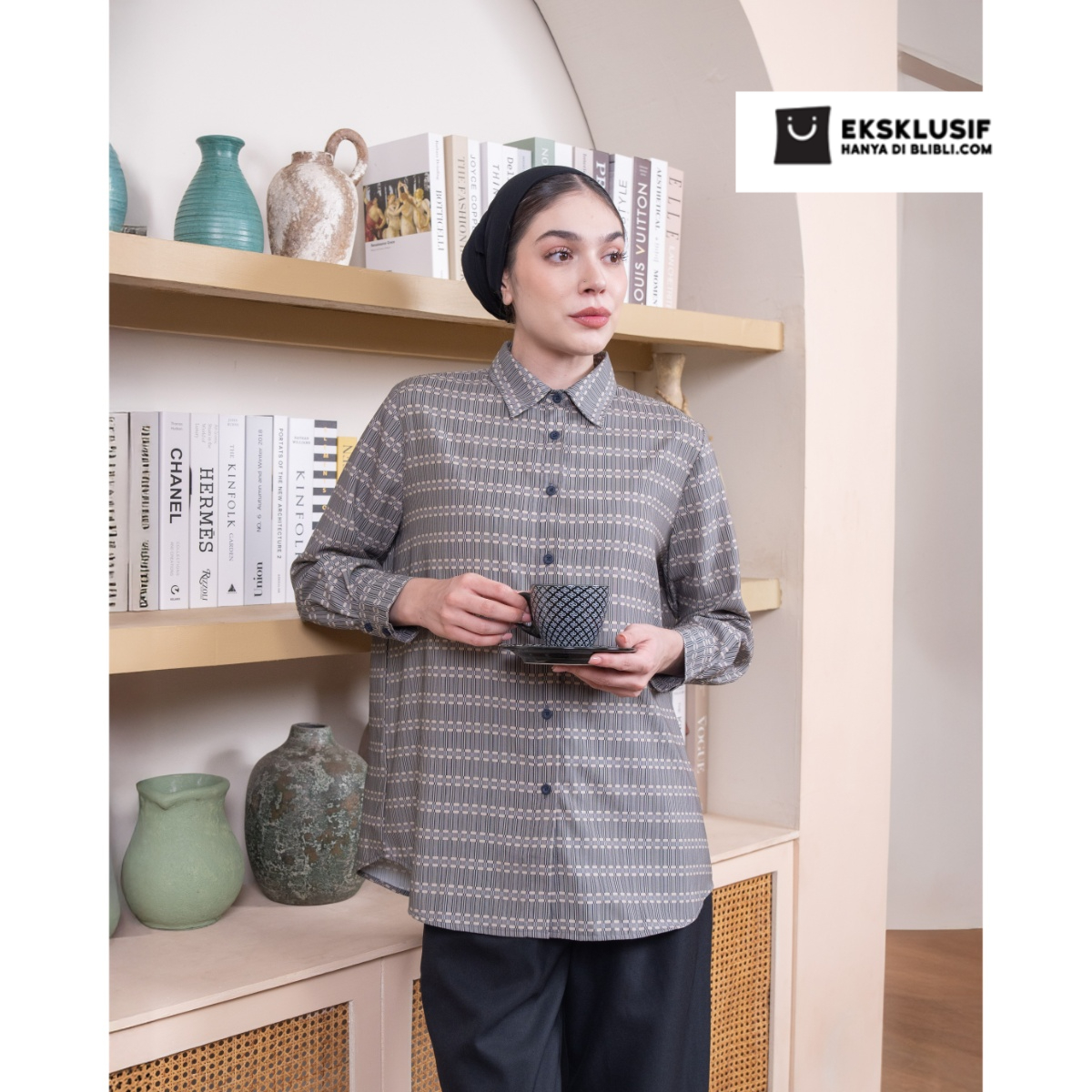 Promo Heaven Lights Ellin Shirt - Denim - M Diskon 36% Di Seller Heaven ...