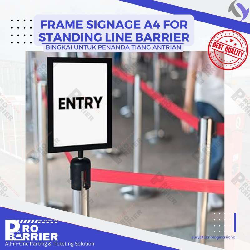 Jual Sign Frame A4 Stainless / Standing Signage / Poster Board Signage ...