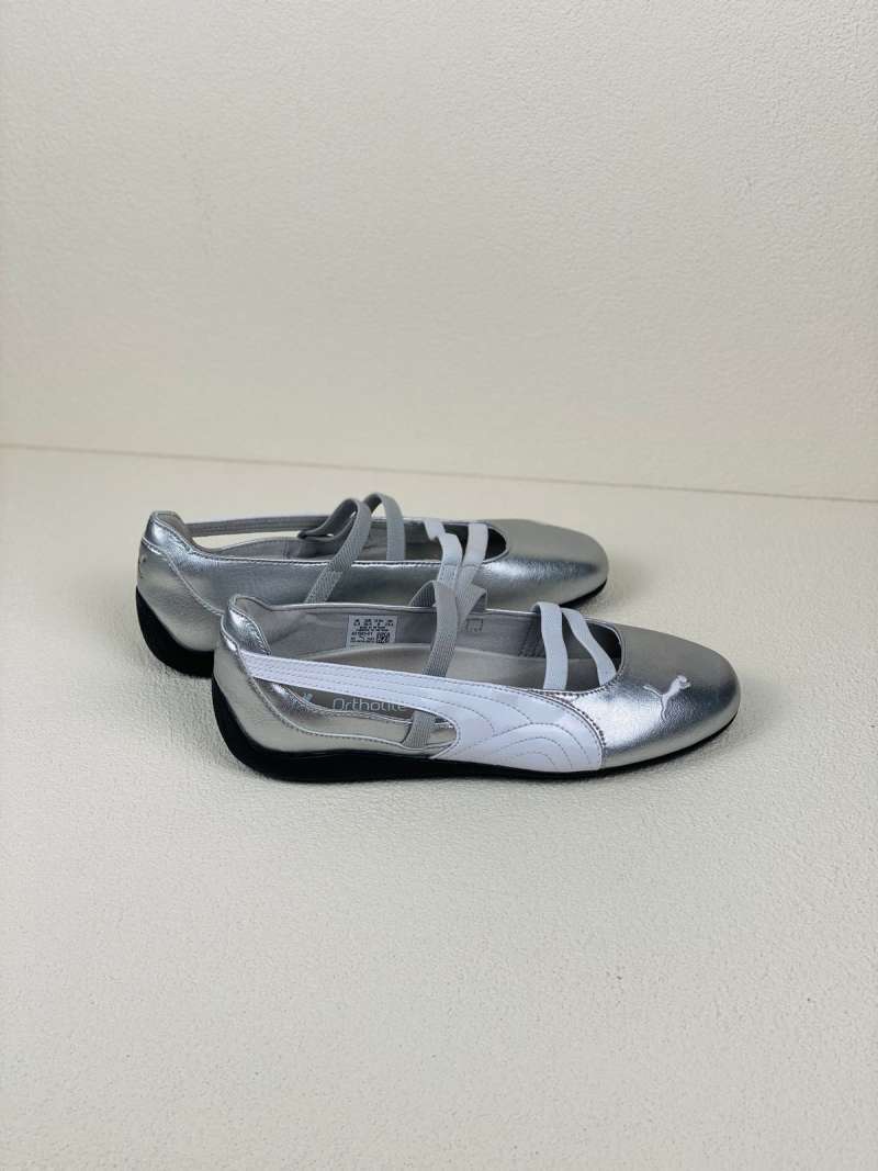 Jual Puma Speedcat Ballet Silver White Womens (100% Original) [401581 ...